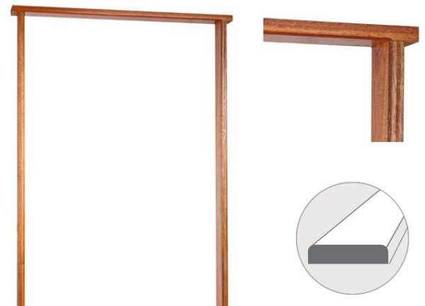 1600X2400-44X74 Double Door Frame-Assembled - wood composite aesthetics ...